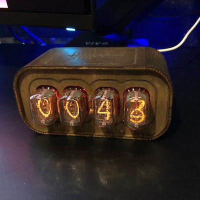 Nixie Tube Clock Pulsar IN-16 6-tubes - Etsy