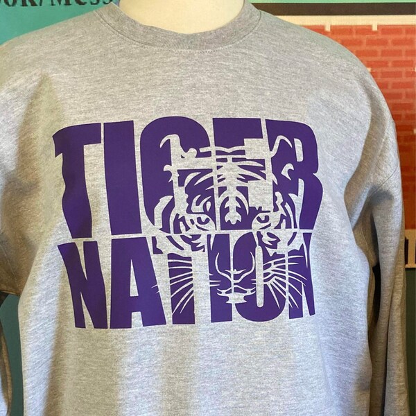 Tiger SVG, Tiger Nation PNG - Etsy