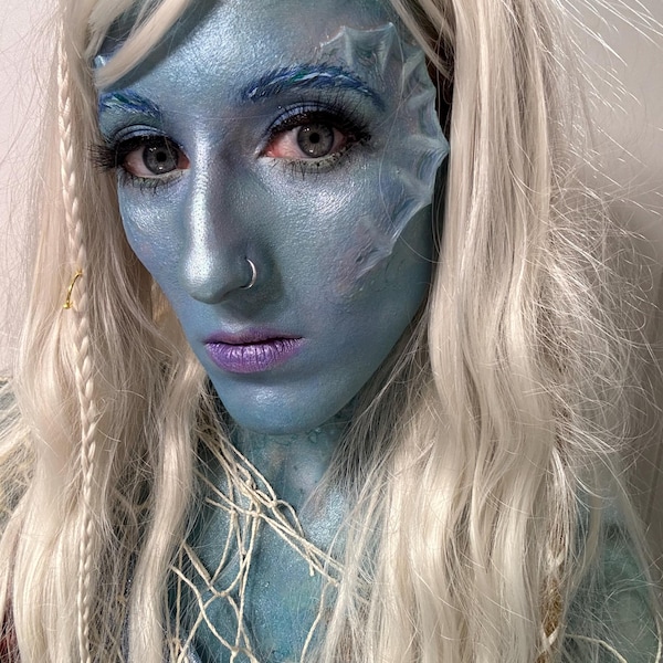 Mermaid Gills Silicone Prosthetic | Dragon Skin | Brow | Encapsulated ...