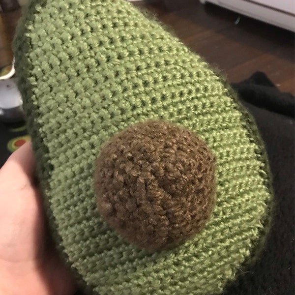 Crochet Avocado Pattern, Avocado Cuddler Pattern, Avo-pillow, Crochet ...