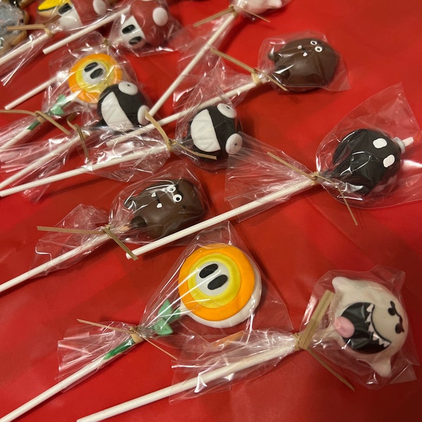 12 Cake Pops, Video Game, Kids Party, Gamer Party, Birthday Party - Etsy