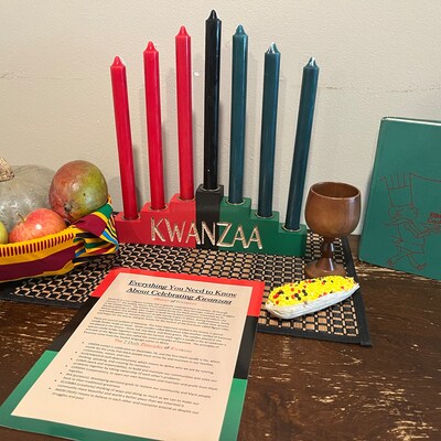 Kwanzaa Kinara Celebration Set 13 Piece - Etsy