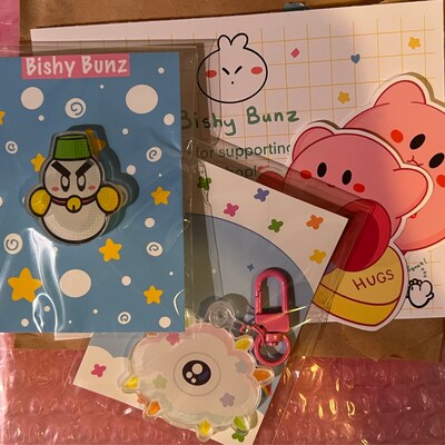Kirby Items Sticker Set - Etsy