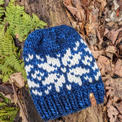 Rustic Knit Bunny Toque, Knitting Pattern,knit Hat, Knit Hat Pattern ...