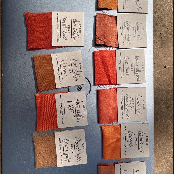 Burnt Rust Soft Silky Satin Charmeuse Fabric 1 Way Stretch, Ideal for ...