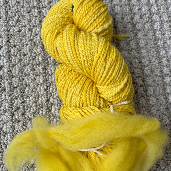 4oz Rambely Wool Roving | Hand Dyed | Combed Top | Sustainable Fiber ...