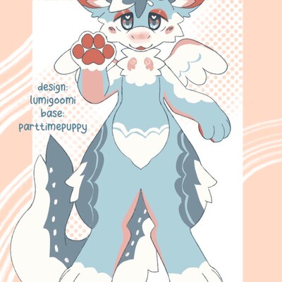Cute Chibi Base Feral Furry/fursona Lineart Customizable PSD - Etsy