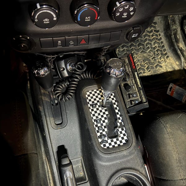 Shifter Gear Plate Overlay Decal Double Layered Compatible With 2012 ...