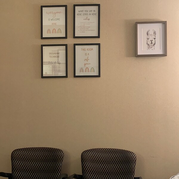 Set of 4 Prints Bundle - School Psychologist Print Set - Counselor ...