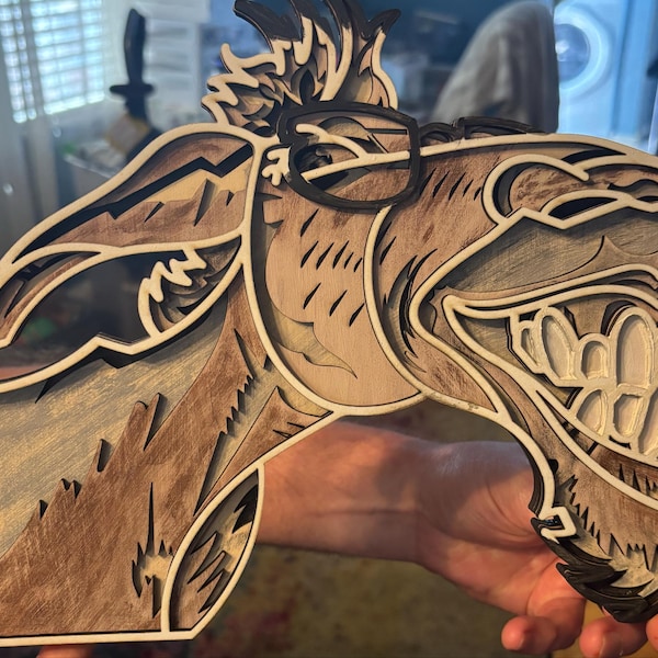 Cute Donkey Multilayer Svg,donkey Laser Cut Files,cnc Router Files ...