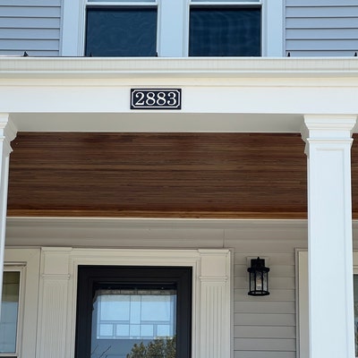 Hanging House Number Sign Driveway Address Sign Signpost - Etsy