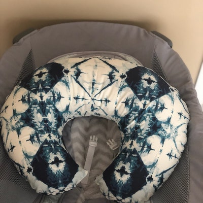 Nursing Pillow Cover Indigo Window Crystal With Minky Underside - Etsy