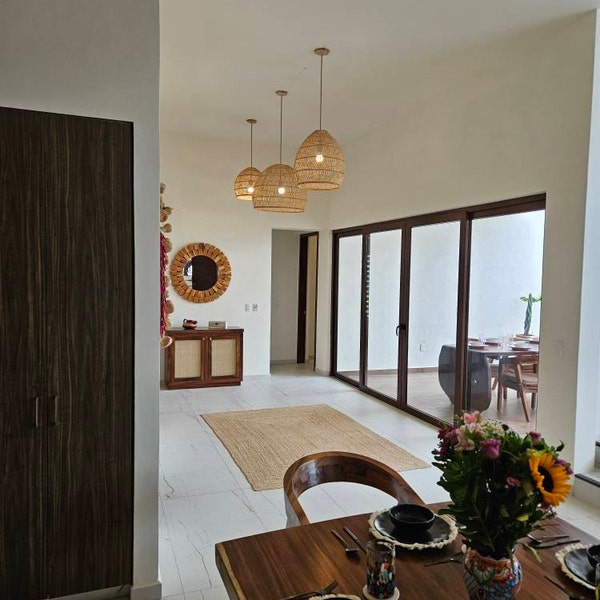 Sia Rattan Pendant Light High Quality Handmade by Artisans. Coastal ...