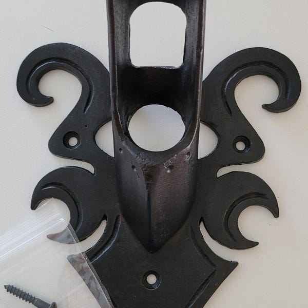 Classic Iron Flush Mount Post Base - Etsy