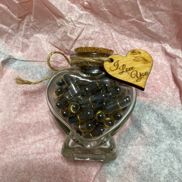 DIY Love Notes Heart Jar Message in a Glass Bottle, Girlfriend ...