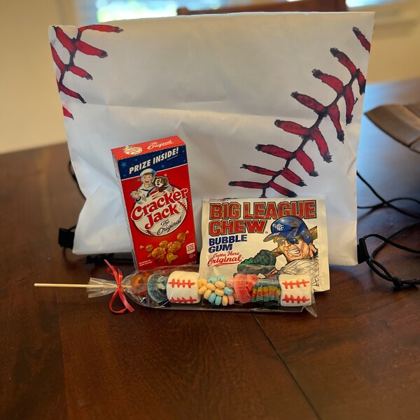 Baseball Candy Kabobs Party Favors Treat Boxes Sweet Sour Candy Candy ...