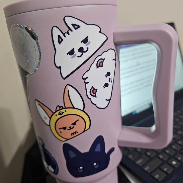 Skzoo Peeker Stickers Kpop Stickers Kpop Inspired Stickers Holographic ...