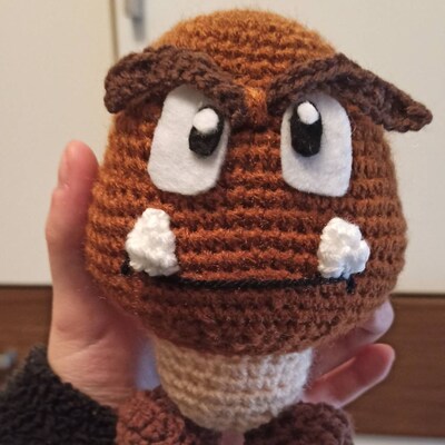 CROCHET PATTERN Goomba Super Mario Bros PDF File English, French - Etsy
