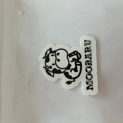 Moo Moo Subaru Stickers Moobaru - Etsy