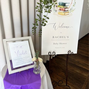 Violet Baby Name Meaning Baby Names Nursery Sign Girl Names Printables ...