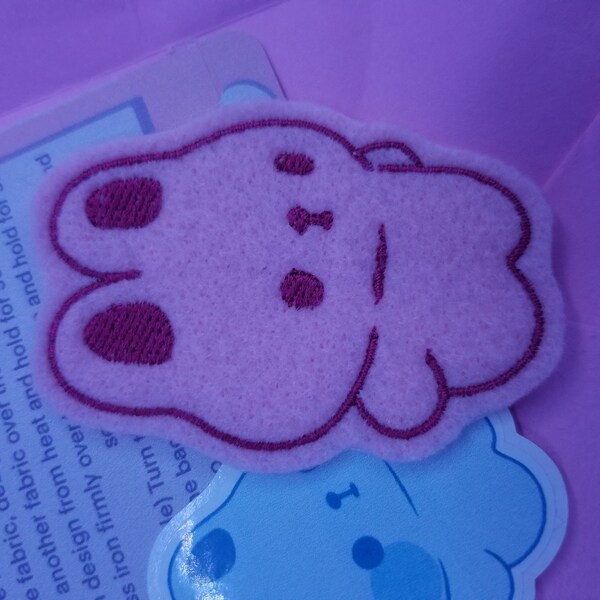 Bunny Iron-on Embroidery Patches - Choose Your Bunny Hue - Handmade ...