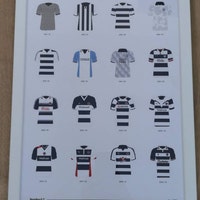 Barnsley FC Classic Kits 1887 to 2021 A3/A4 Poster - Etsy UK