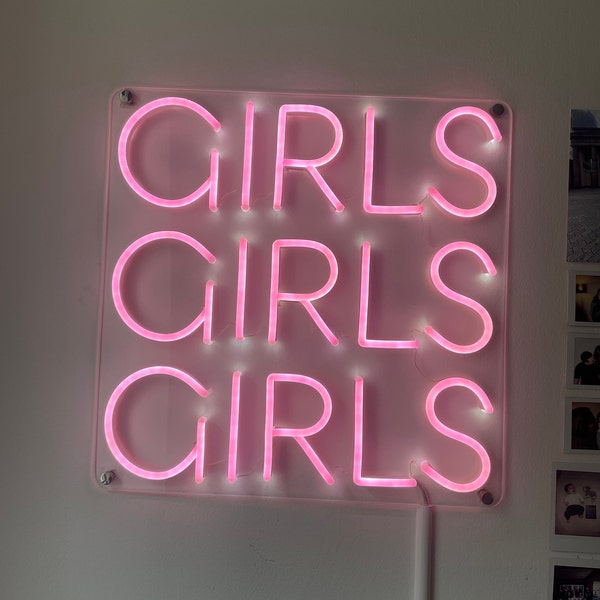 Girls Girls Girls Neon Sign|music Bar Neon Decoration|led Neon Light ...