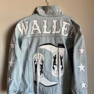 MIAMI DOLPHINS Jean Jacket, Custom Game Day Sports Jacket - Etsy