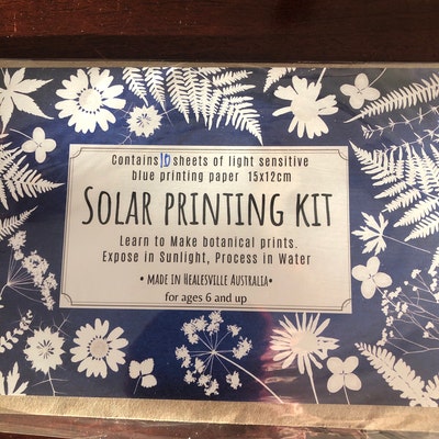 DIY Solar Printing Kit , Craft Kit , Cyanotype , Kit , Solar Printing ...