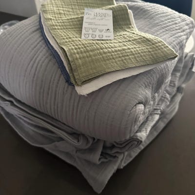 KING MUSLIN GAUZE 120 Coverlet Organic 100 % Cotton Muslin Adult ...