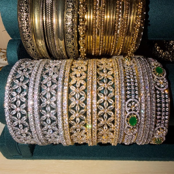 Antique Gold Plated Bangle/bracelet/indian Ethnic Bangle/indian Bangle ...