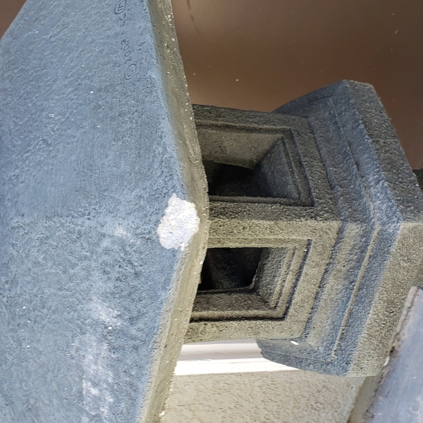 Solid Rock Stoneworks Yariga Lantern- 37in Tall- Indigo - Etsy