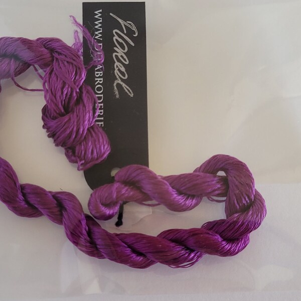 Pure Silk Thread for Embroidery, Blue Shades Non-twisted Flat Silk ...