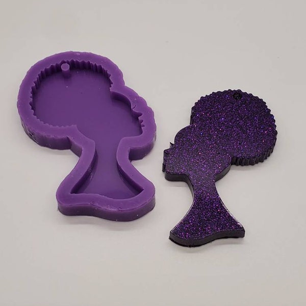 Puff Girl Keychain Mold - Etsy