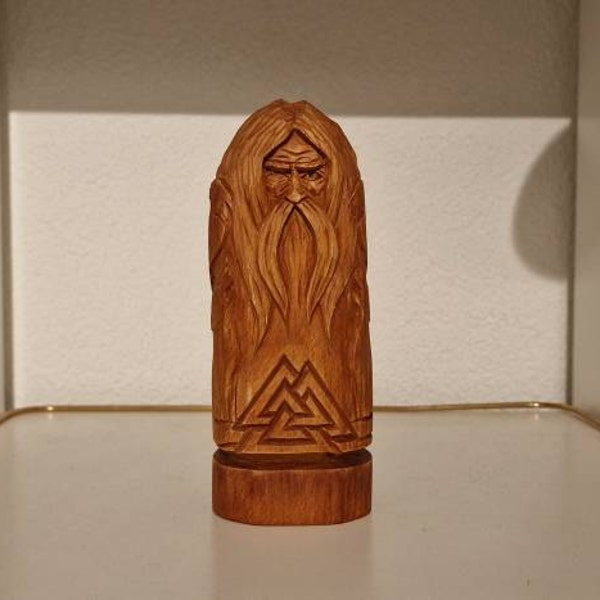 Yggdrasil Viking Wooden Plate With Runes, Rustic Nordic Home Decor ...