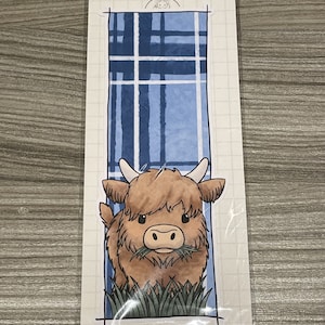 Bumble Bee Bookmark Illustrated Bookmarks Spring Summer Bookmarks Cosy ...