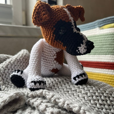 Jack Russell Crochet Pattern Jeremy the Jack Russell Pattern PDF in US ...