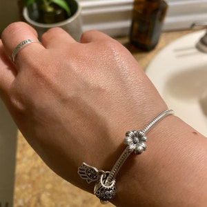 Wow Charms 925 Sterling Silver Charm Printer Book Flowers - Etsy