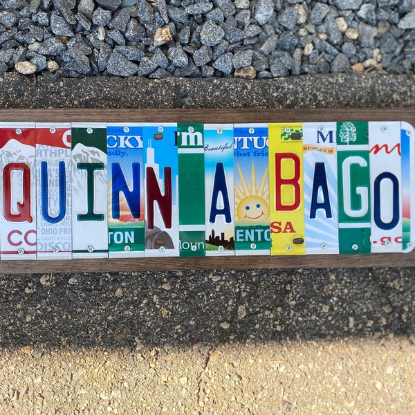 Custom License Plate Signs, Personalized Gift, Custom Gifts Any ...