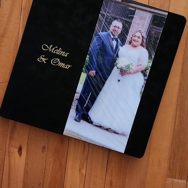 Premium Hardcover Wedding Photo Album With Keepsake Box, High-quality ...
