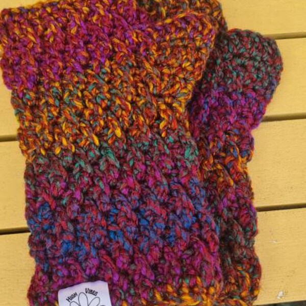 Crochet Pattern - Crochet Wrist Warmer Pattern - Fingerless Gloves ...