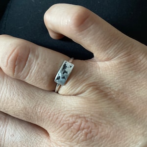 925 Silver World Map Ring - Etsy
