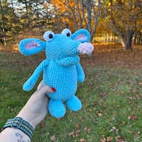 Tutter Blue Mouse Crochet Pattern PDF | ENGLISH | Amigurumi | Toy ...