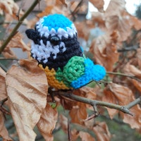 Lifelike Blue Tit Bird Crochet Pattern - Etsy Australia