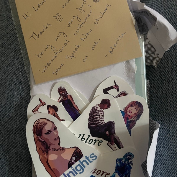 Taylor Sticker Pack Eras Themed Waterproof Vinyl Stickers - Etsy UK