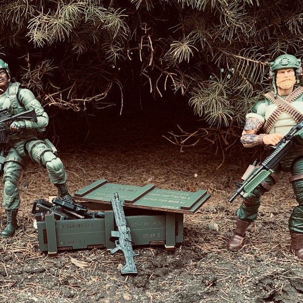 1/6 Scale Gi Joe/action Soldier Figure Coffin Style Storage & Display ...