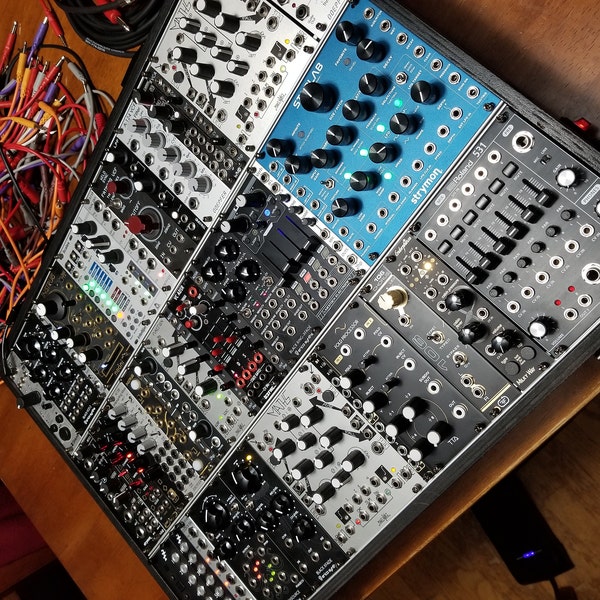 Eurorack Case 9u 104 Hp Portable Powered Black - Etsy