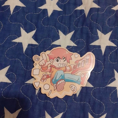 Scott Pilgrim Stickers Scott Pilgrim, Ramona Flowers, Knives Chau, Kim ...