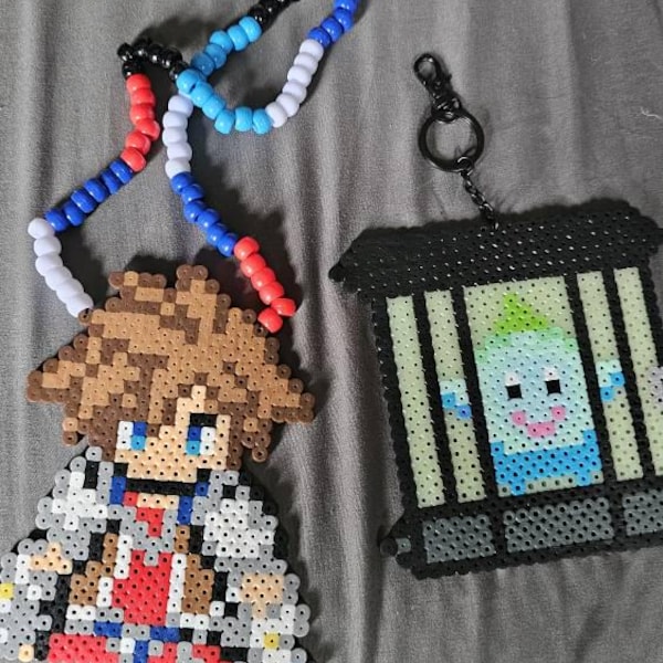 Perler Beads - Blue Hedgehog - Handmade Pixel Art - Hama Beads ...