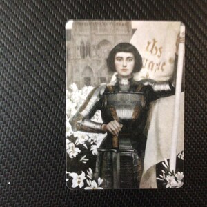 St. Jeanne Darc Holy Card - Etsy
